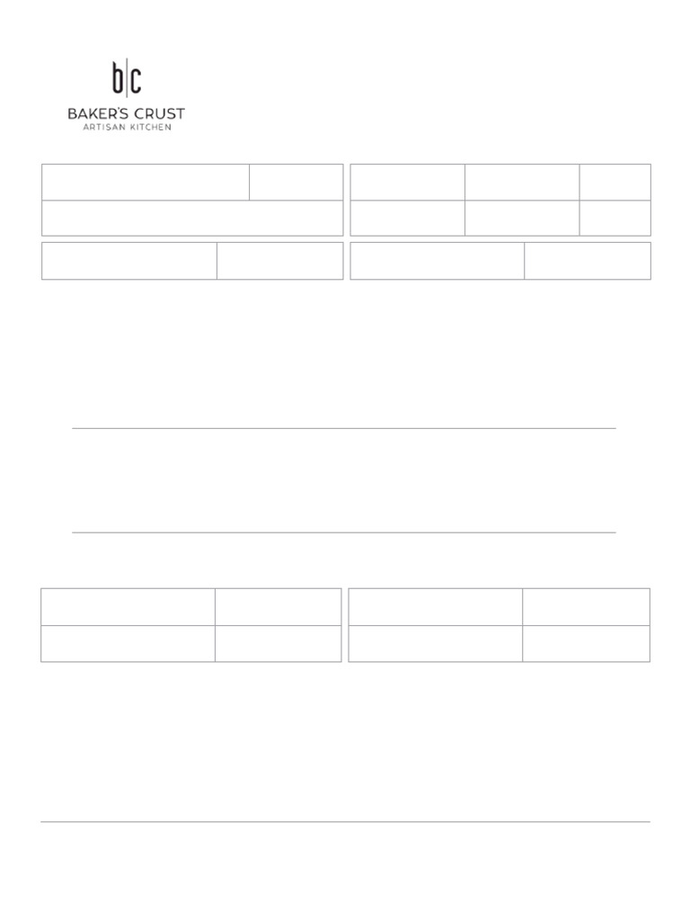 Invoice for Gilead Catering Order | PDF