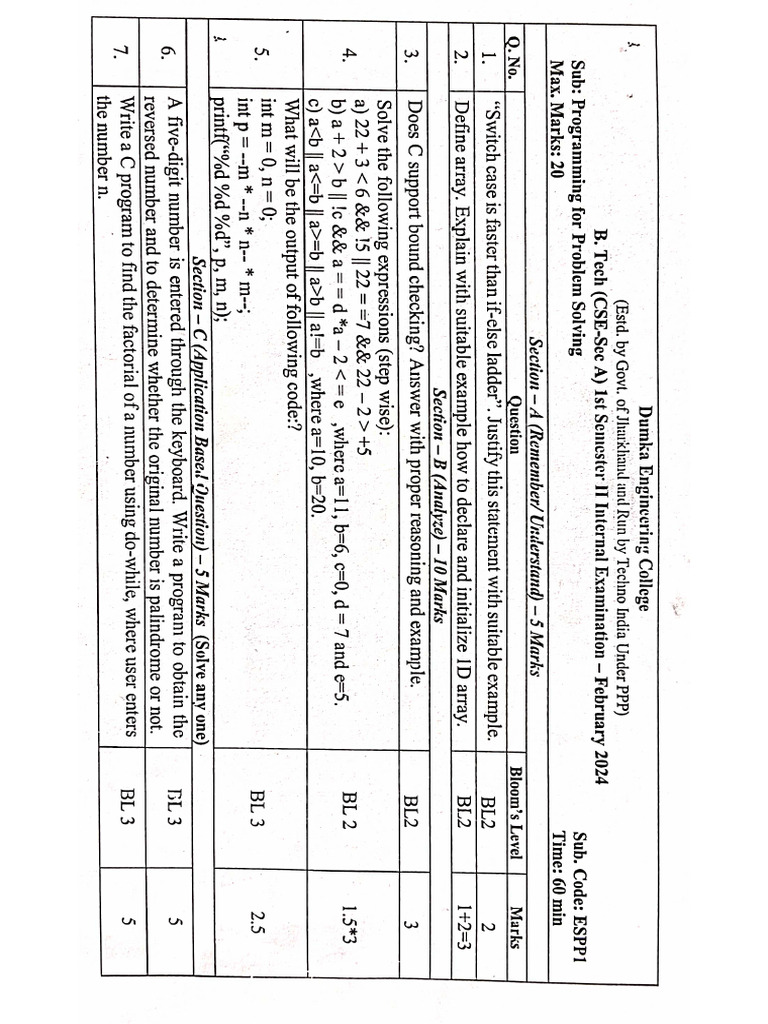 DEC Mid Sem 1 - 2 | PDF