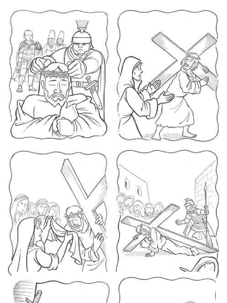 Manualidades Las Estaciones Del Via Crucis | PDF