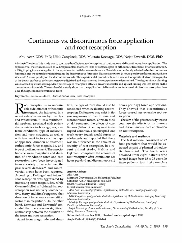 Continous vs. Discontinous Force | PDF