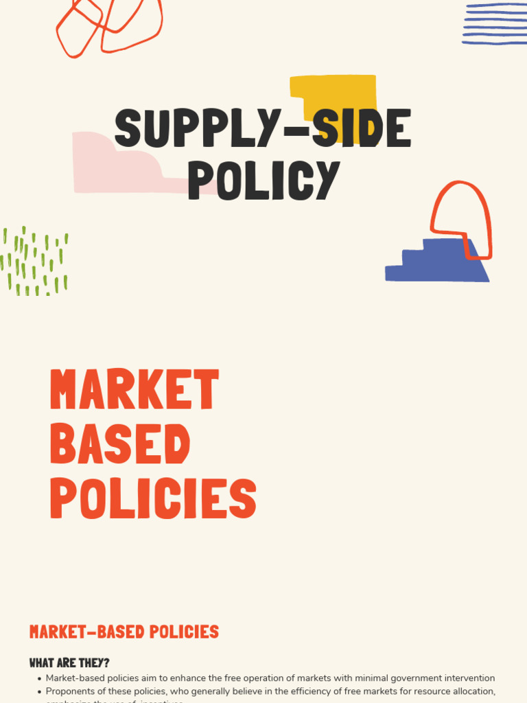 IB Economics Supply-Side Policy | PDF | Labour Economics | Market Economy