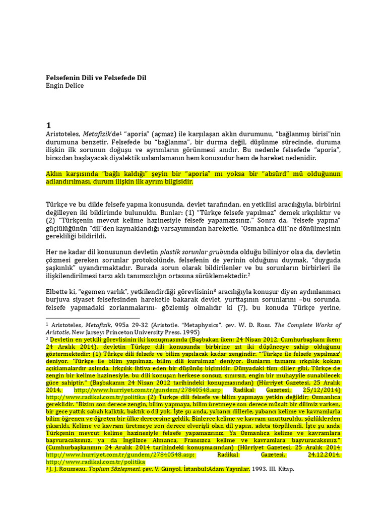 Felsefenin_Dili_ve_Felsefede_Dil | PDF