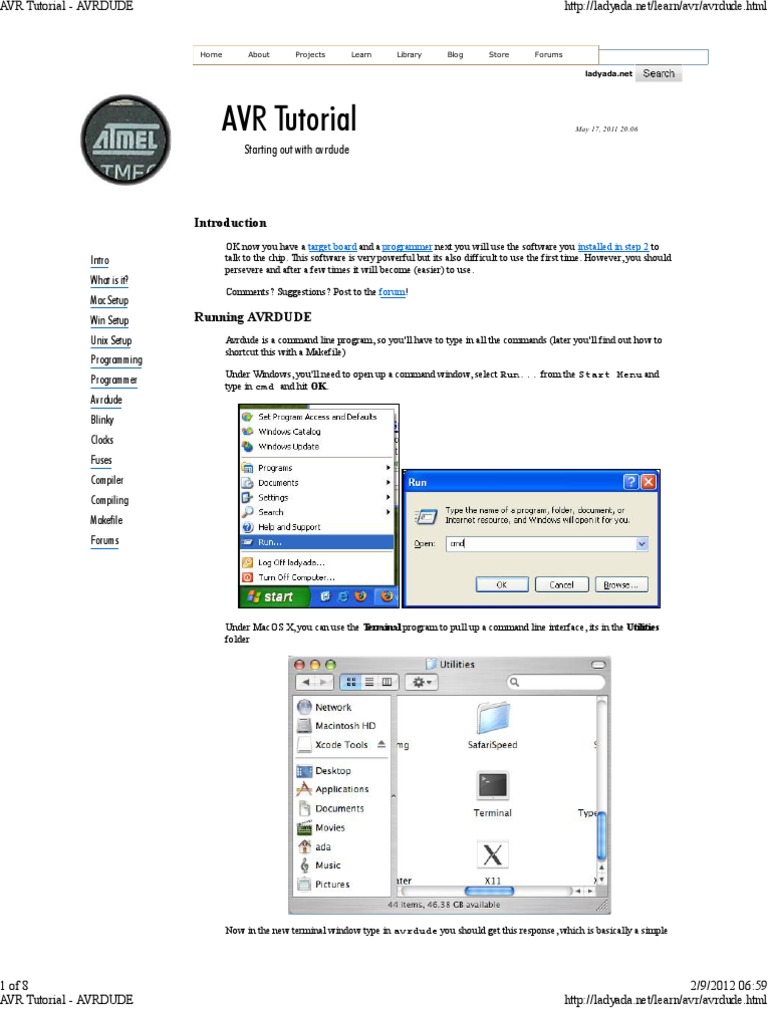 Programming Avr Microcontrollers Using Avrdude A Guide To Communicating With And Writing To Avr