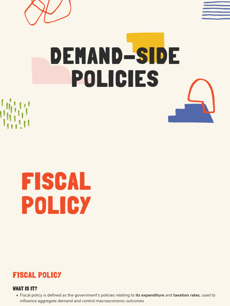 IB Economics - Demand-Side (Fiscal and Monetary) Policies | PDF ...