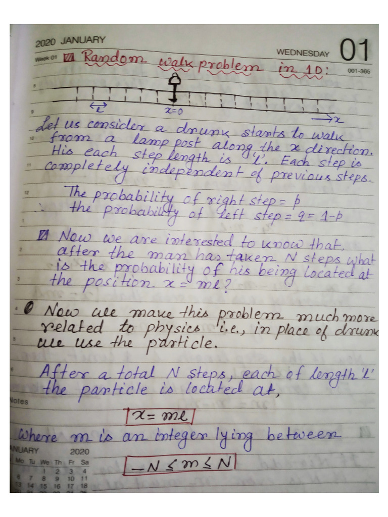 Random Walk Problem | PDF