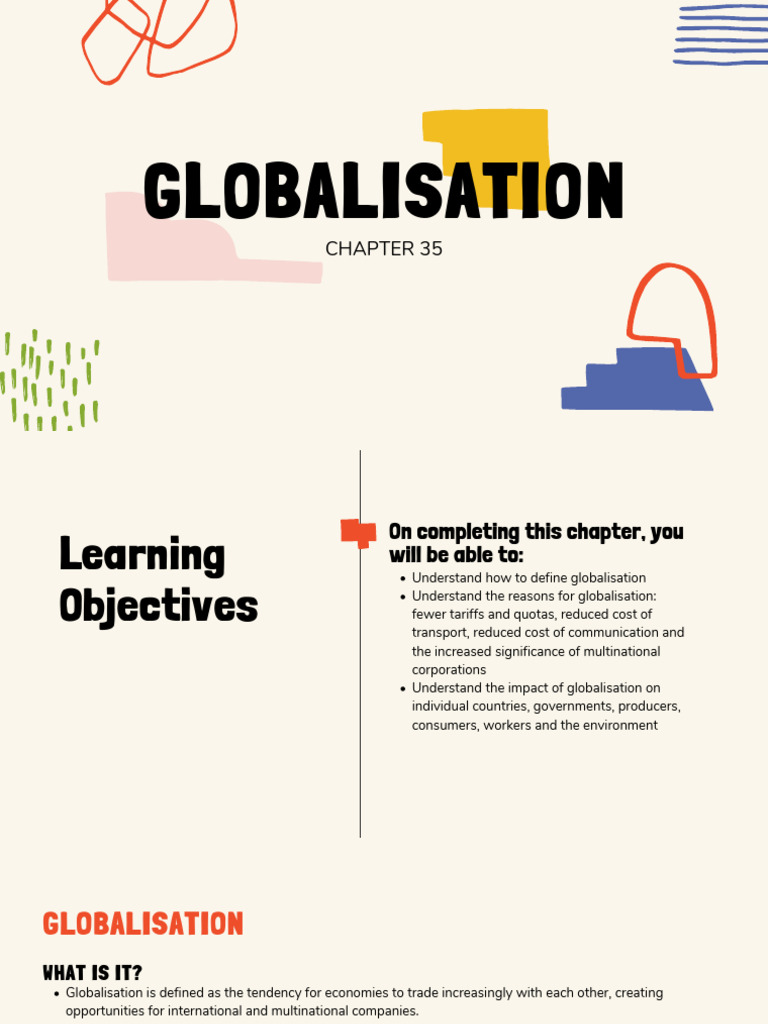 Edexcel International GCSE Economics Chap 35 - Globalisation | PDF ...