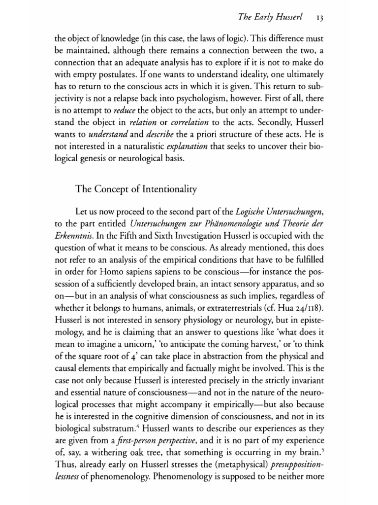 R 3 Phenomenological Method and Intentionality of Consciousness Dan ...