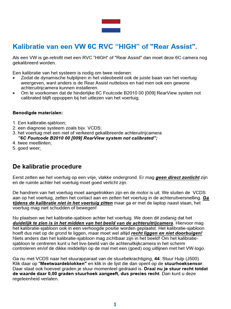 6C Calibration Process | PDF