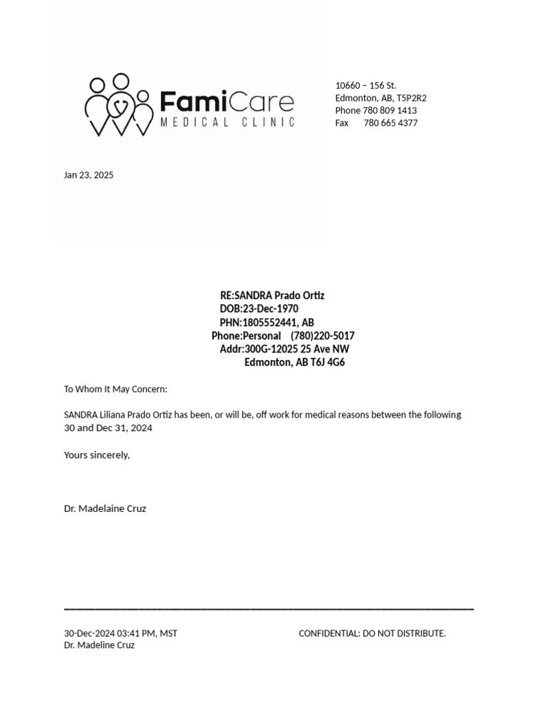 Famicare Medical Clinic | PDF