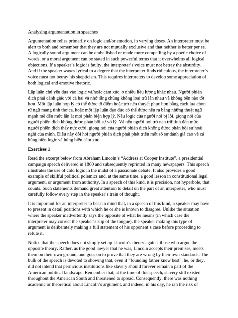 Lincoln's Rhetoric on Slavery and Law | PDF | Abraham Lincoln | Argument