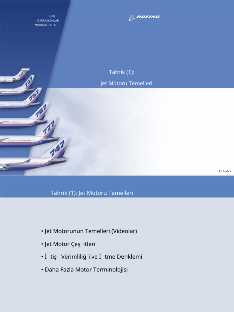 Jet Engines Basics | PDF