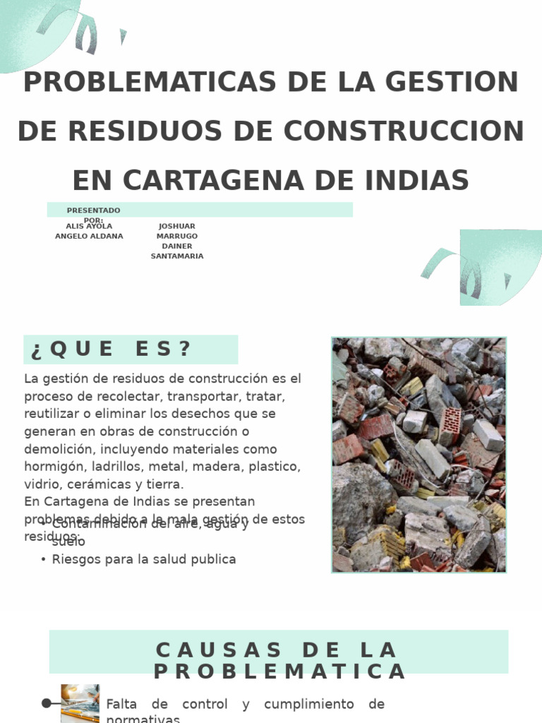 Presentacion de Problematica, Grupo 3 | PDF