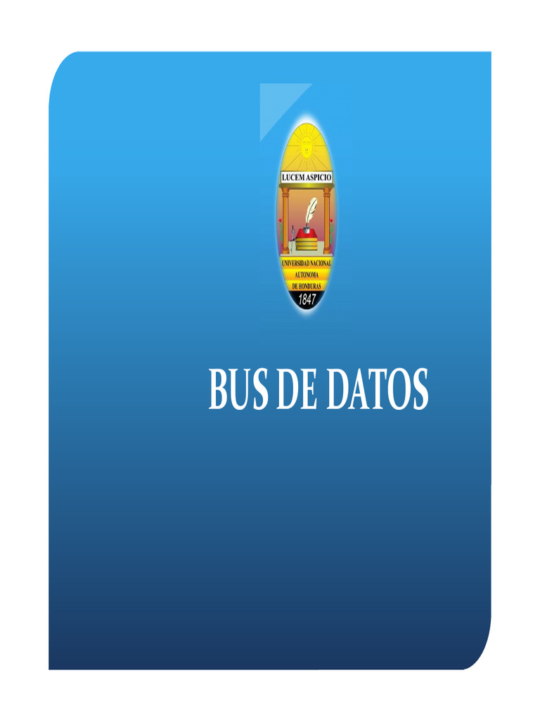 Buses Datos Presentacion-13 | PDF | Hardware de la computadora | Poco
