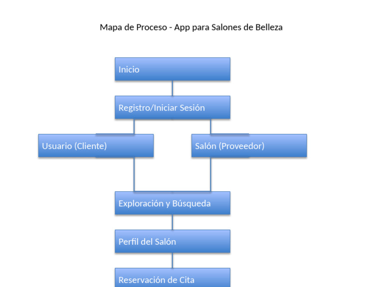 Mapa Proceso App Salones | PDF