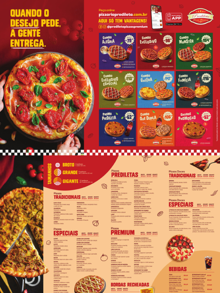 Pizzaria Predileta Cardapio Digital 2025 | PDF