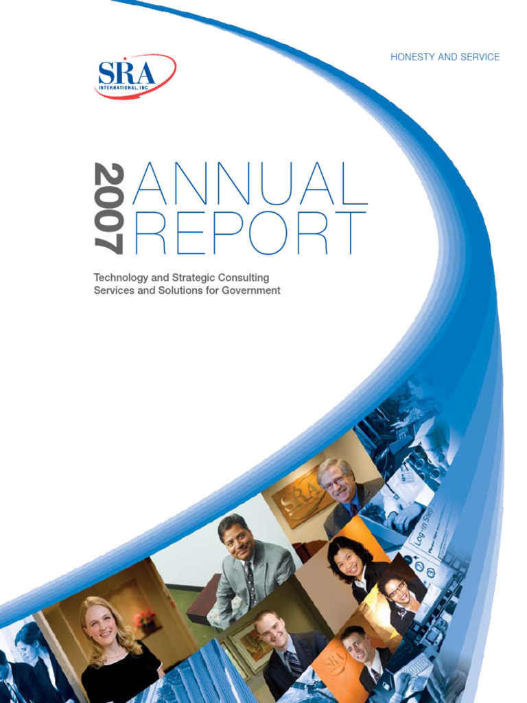 SRA International 2007 Annual Report | PDF | Income | Supply Chain