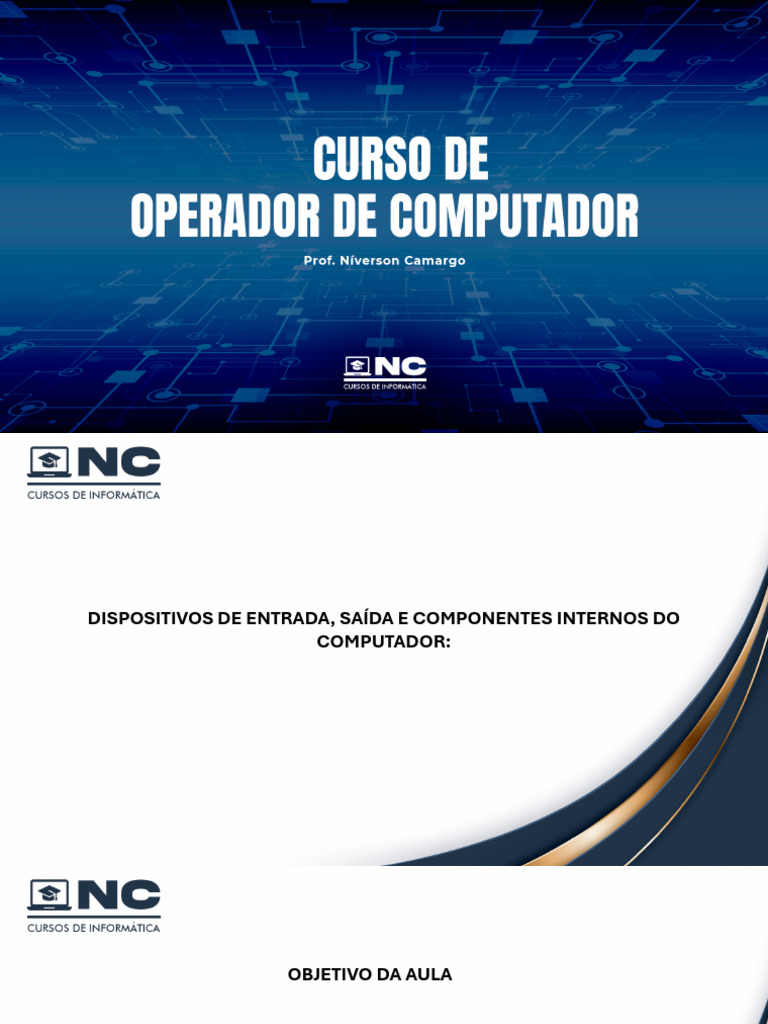 Dispositivos de Entrada e Saída do PC | PDF | Memória de acesso ...