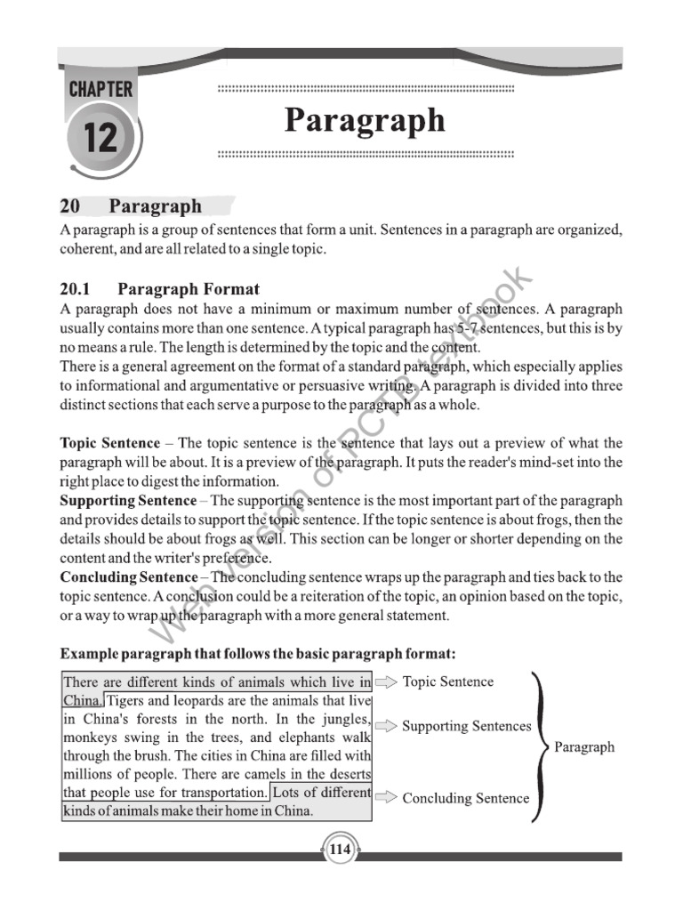 English Grammar and Composition Class 12th CH 12 | PDF