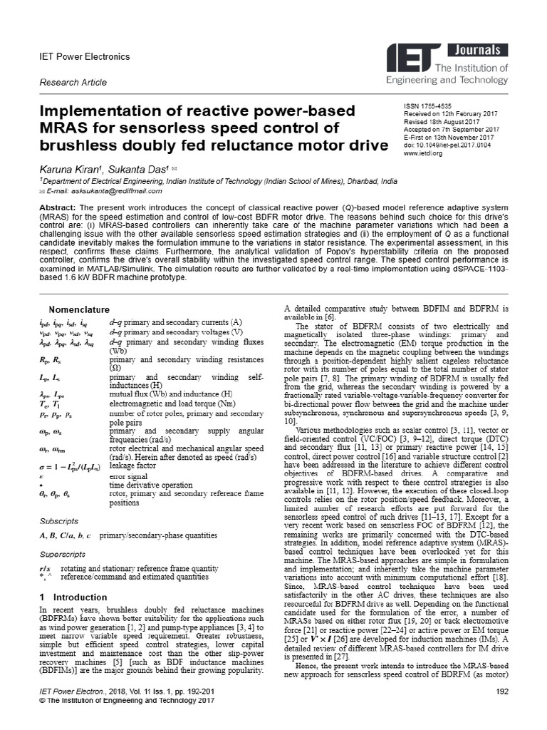 IET Implementation of Reactive Power-Based-1 - 11zon | PDF