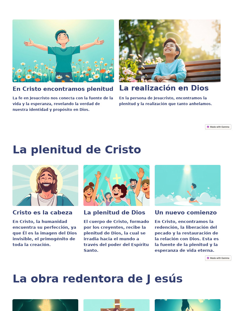 En Cristo Encontramos Plenitud | PDF | Cristo (título) | Justificación (teología)