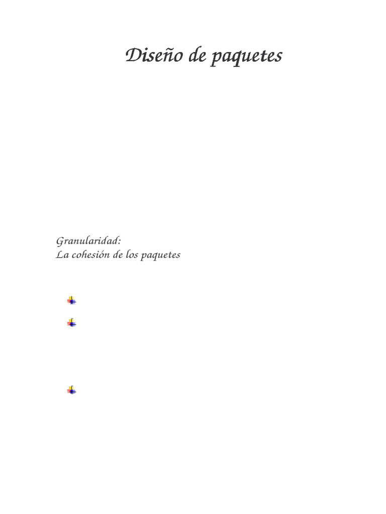 Diseño de Paquetes, Java | PDF | Java (lenguaje de programación ...