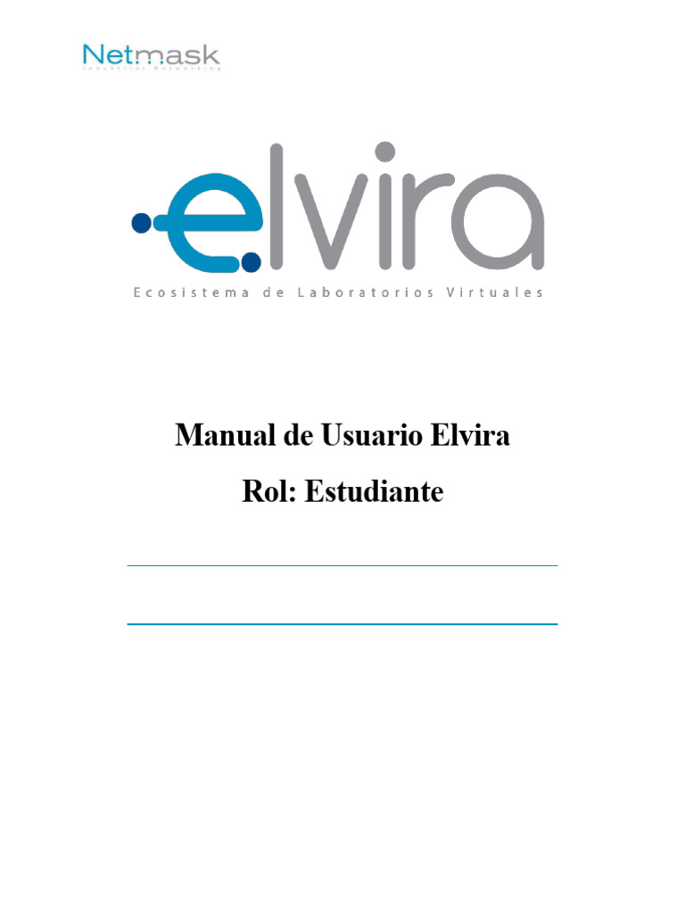 Guía de Usuario Estudiante ELVIRA | PDF | Contraseña | Enseñando