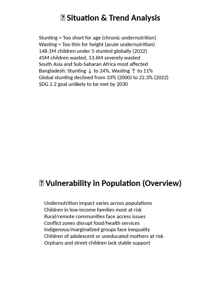 Child_Undernutrition_Report_Slides | PDF