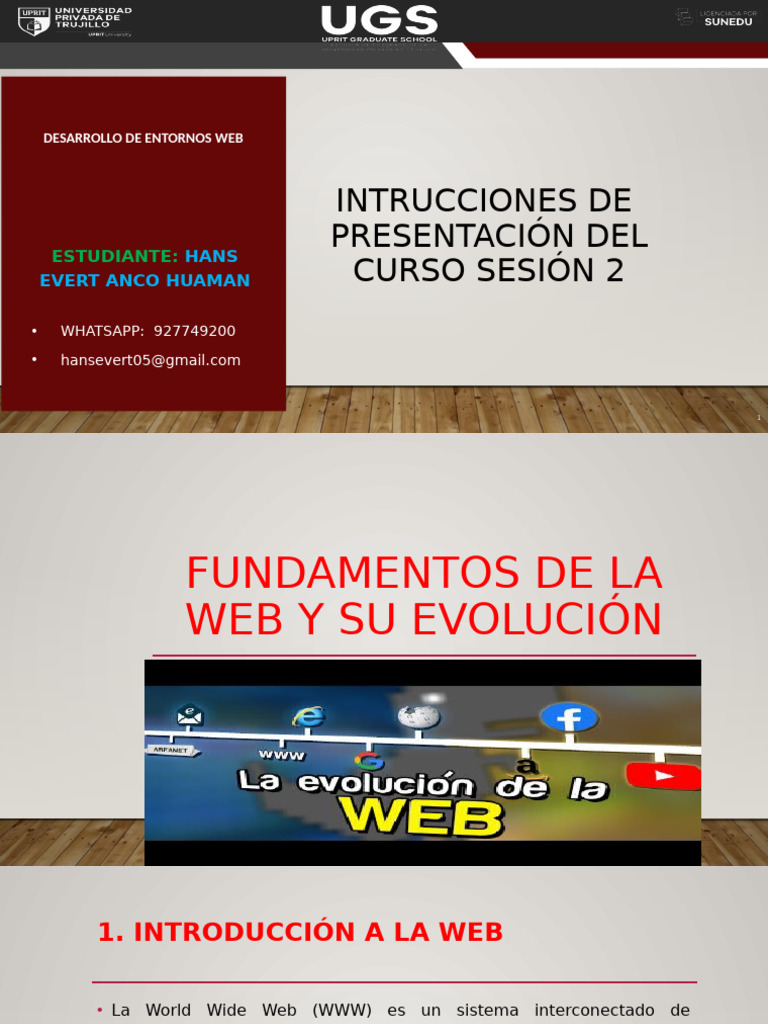 Producto 1 Desarrollo Web | PDF | Red mundial | Internet y web