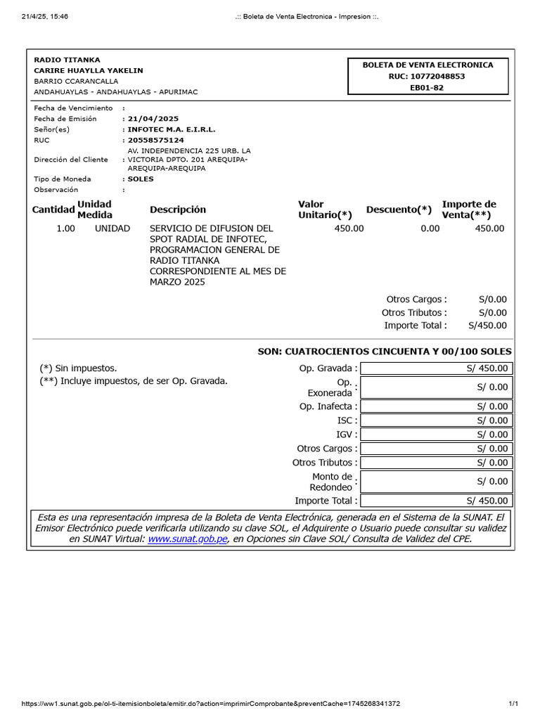 82 - Bv. Infotec Mes de Marzo 2025 | PDF