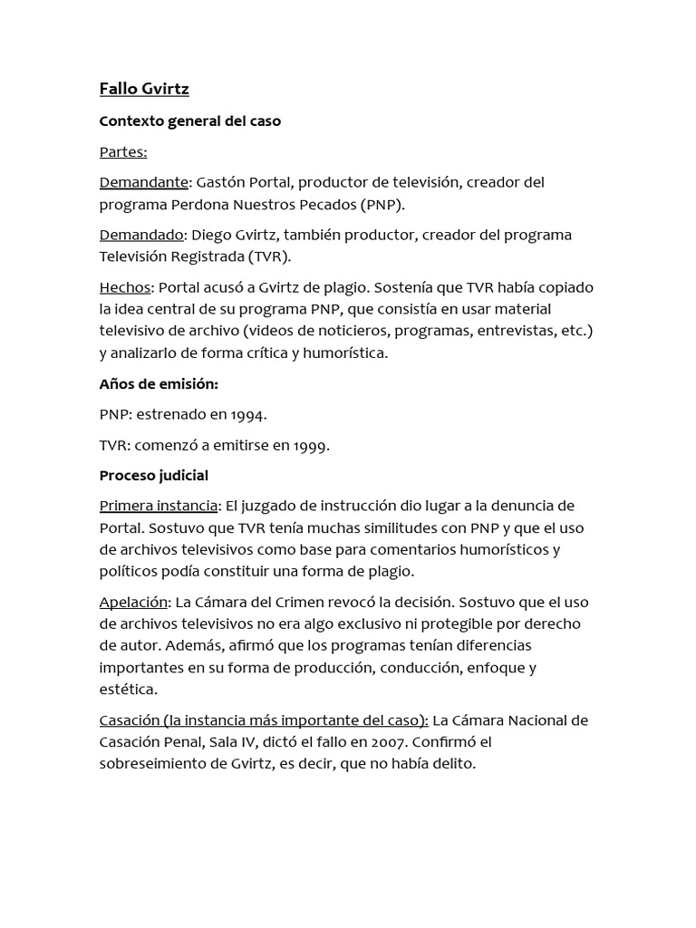 Resumen Fallos | PDF | Justicia | Crimen y violencia