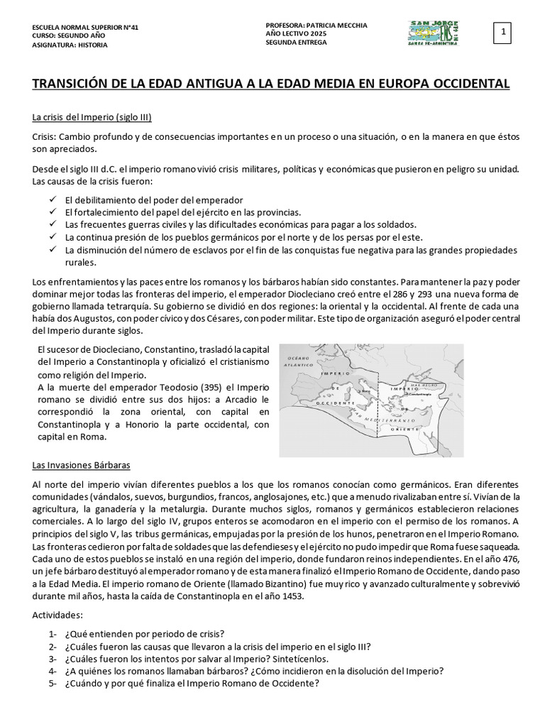 Apunte 2do HISTORIA 2025 2da Parte | PDF | imperio Bizantino | Mahoma