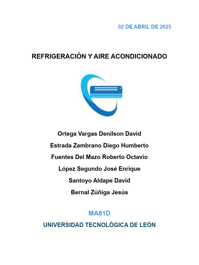 Documento Carmen 2 | PDF | Humedad | Aire acondicionado