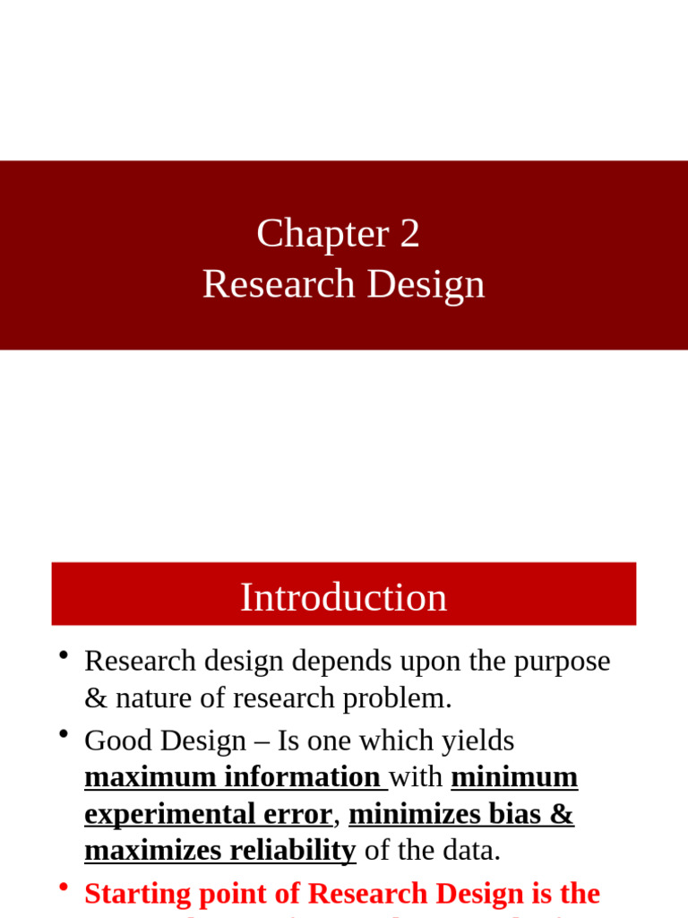 CH 2 - Research Design | PDF | Statistical Significance | Null Hypothesis