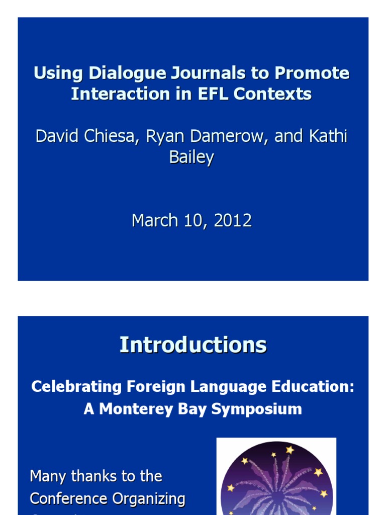 Bailey - Dialogue Journals | PDF | Communication | Learning