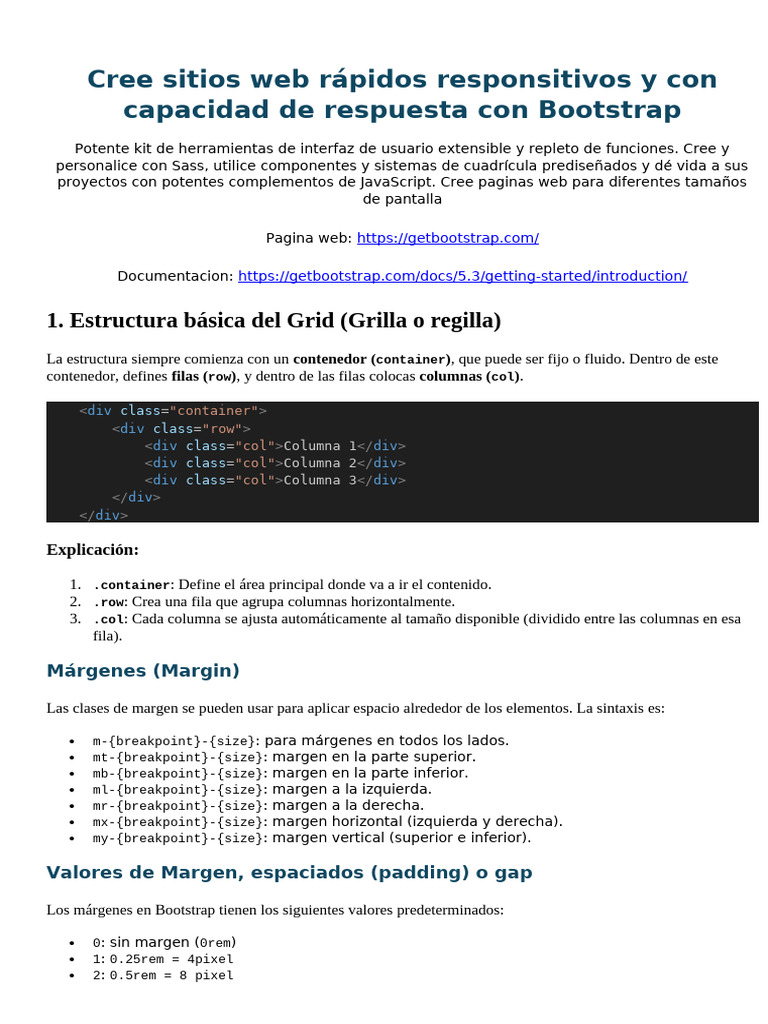 Maquetacion Bootstrap - Okkk | PDF | Bootstrap (marco frontal) | Color