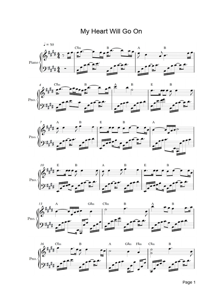 My Heart Will Go On | PDF
