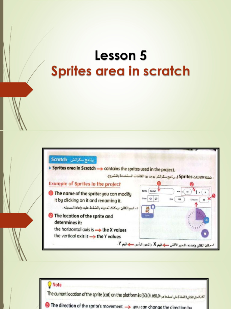 Sprites in Scratch: Lesson 5 Guide | PDF