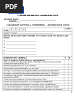 Assessment Moderation Report Template | PDF | Educational Assessment ...