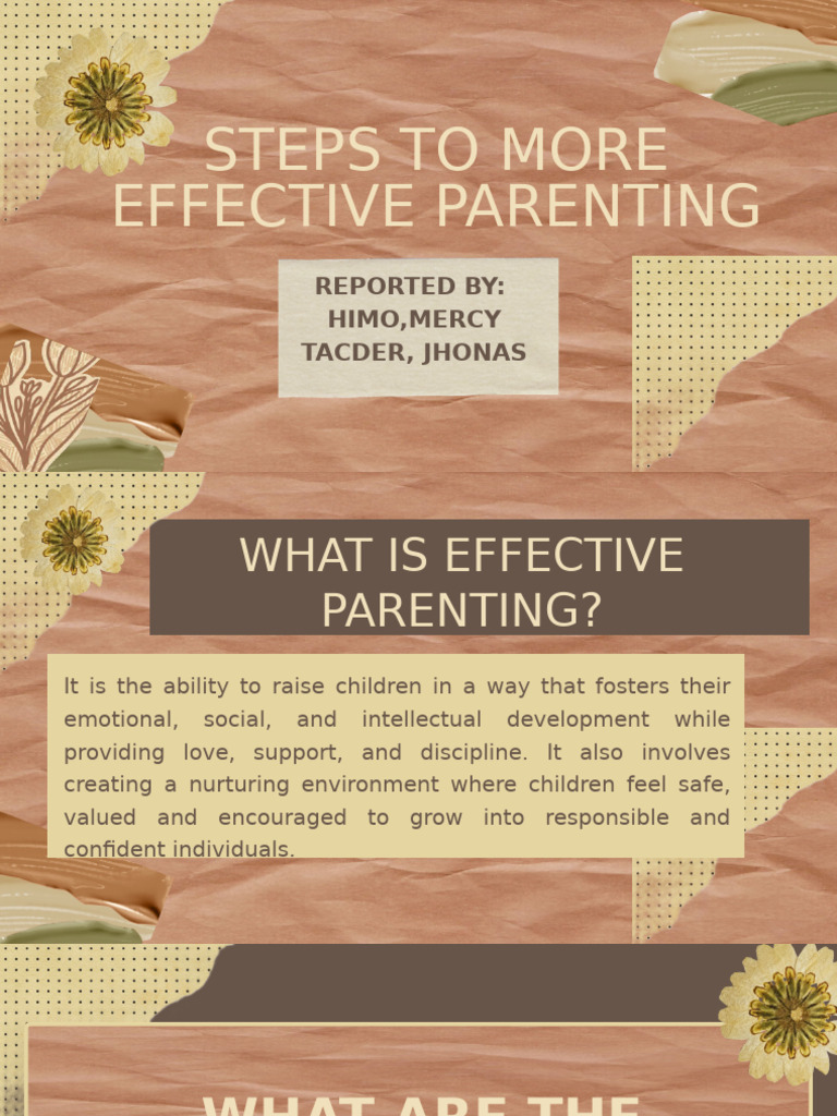 Step To More Effective Parenting | PDF | Parenting | Disciplines