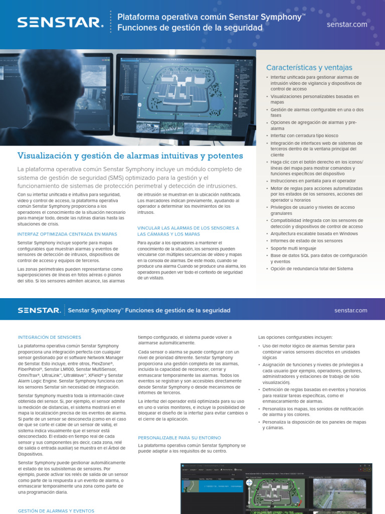 Symphony SMS Datasheet ES | PDF | Interfaces gráficas de usuario | Relé