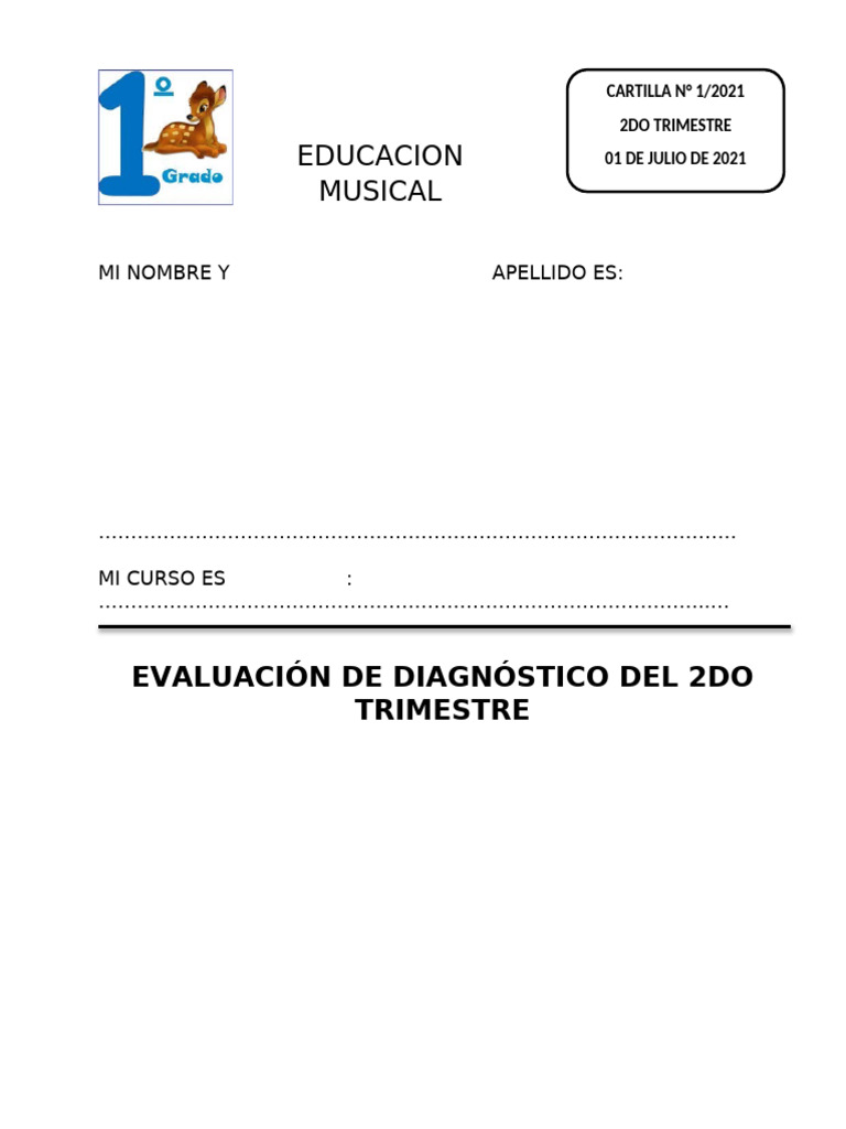 2do Tri-Car 1-1er Año | PDF