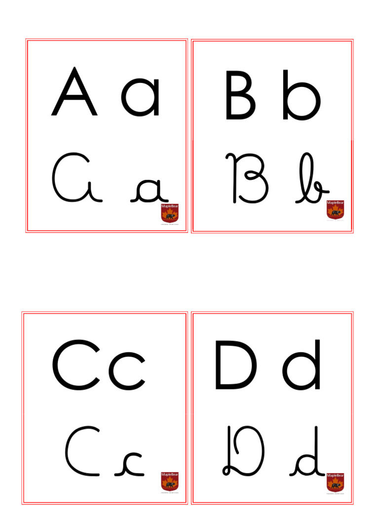 Alphabet Letter Repetition Guide | PDF