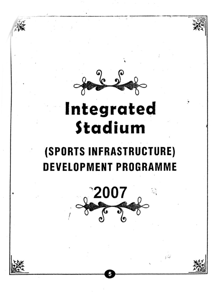 Sports Infrastructure Development Programme | PDF
