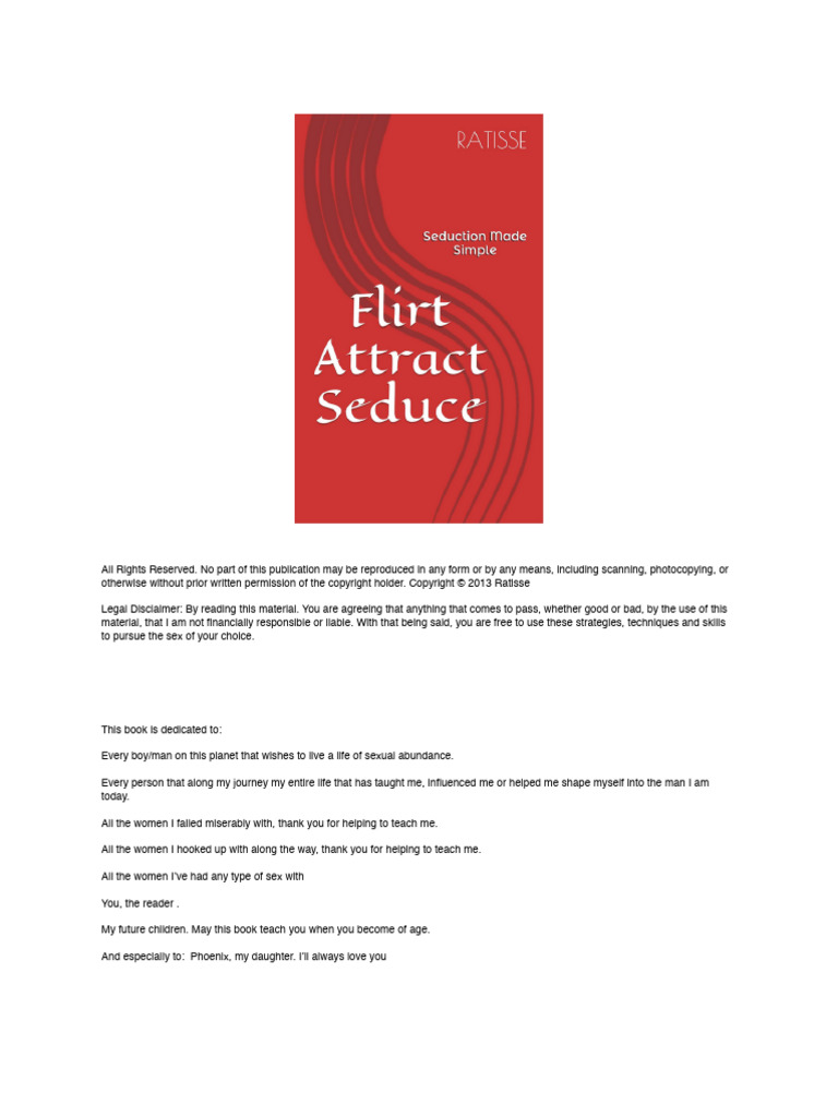 Flirt Attract Seduce Seduction Made Simple | PDF | Thought | Mind