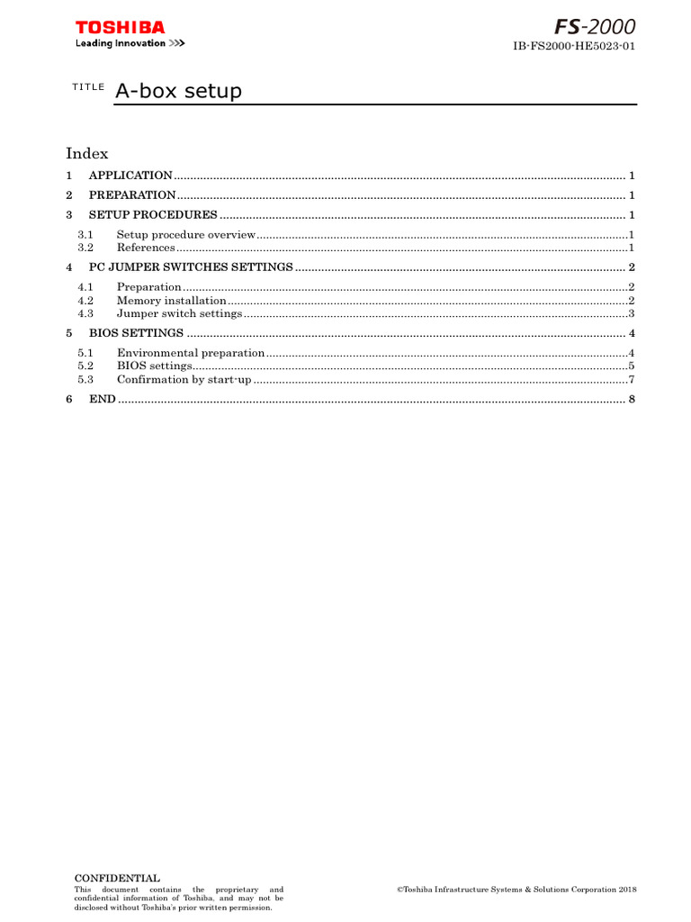 IB-FS2000-HE5023-01_A-box setup | PDF | Bios | Booting