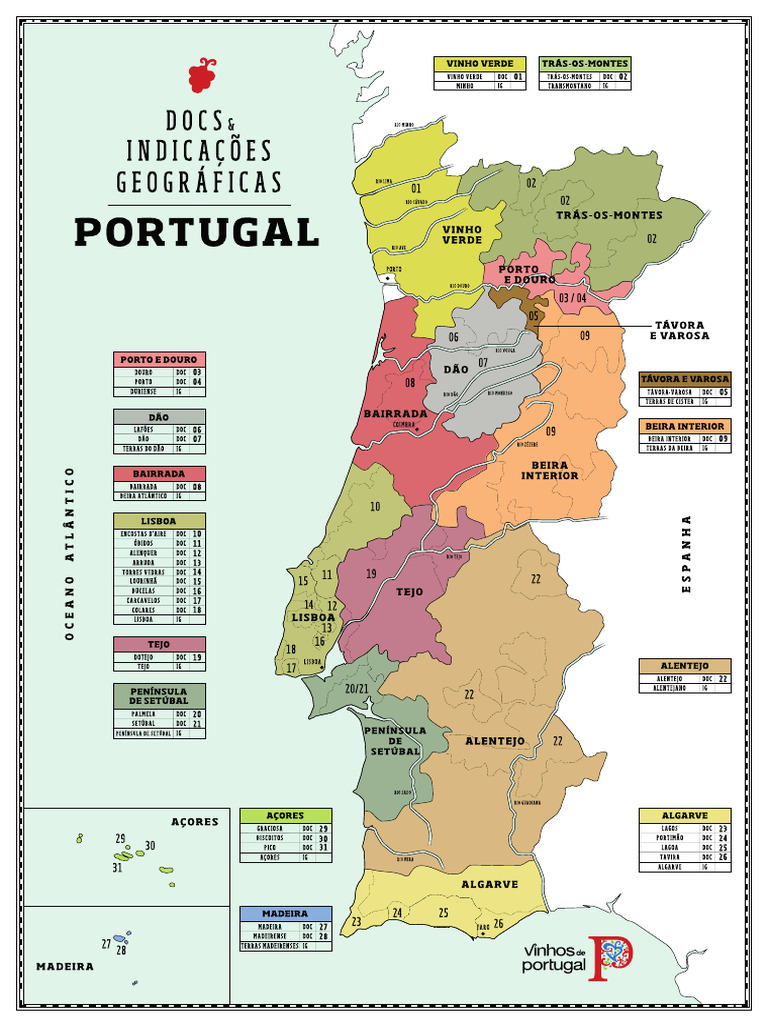 Mapa Regioes Portugal | PDF