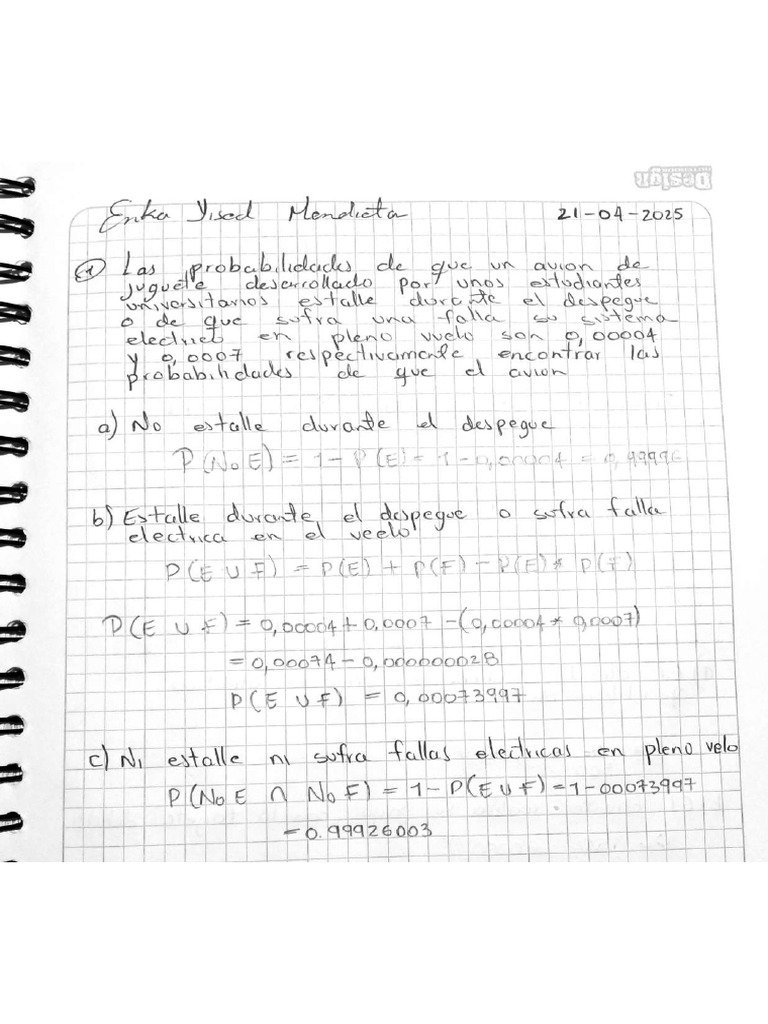 Taller 1 Estadistica | PDF