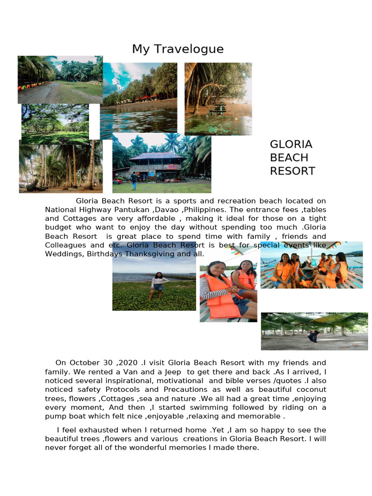 Affordable Fun at Gloria Beach Resort | PDF