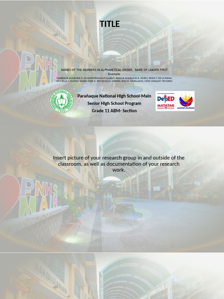 Template For Final Defense | PDF | Methodology | Procedural Knowledge