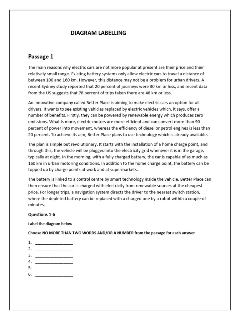Electric Car Diagram Labeling Guide | PDF | Electric Car | Alternative ...